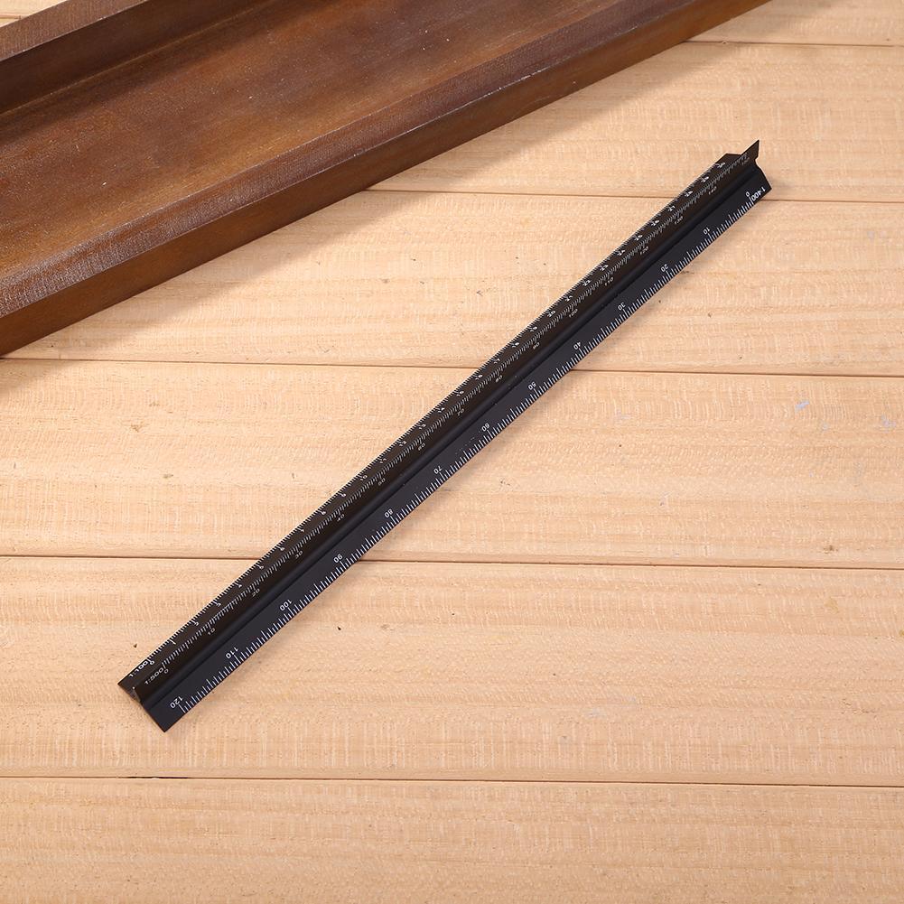 30cm Triangular Architect Scale Ruler Aluminum Scale Ruler for Drafting ...