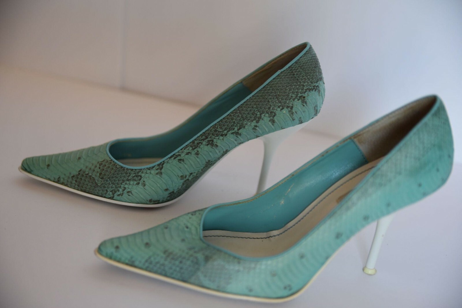 Steve Madden Savy Metallic, Snake Print Heels, Women'… - Gem