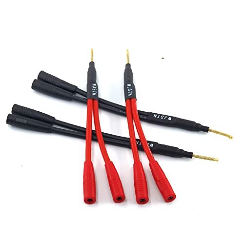 Banana Plug Cable Braided Wire Banana Plug Splitter 1 Male 2 Female ...