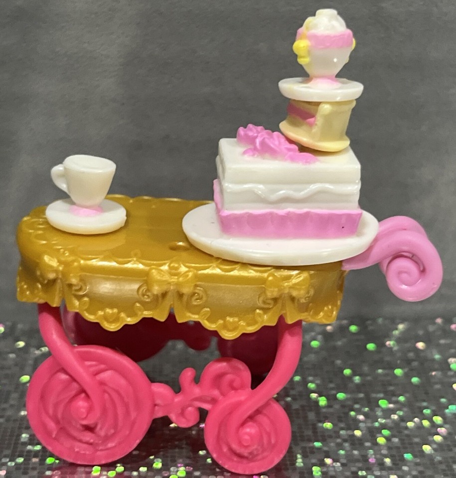 Disney Princess Little Kingdom Toy Set Doll Belle’s Teacart Treats ...