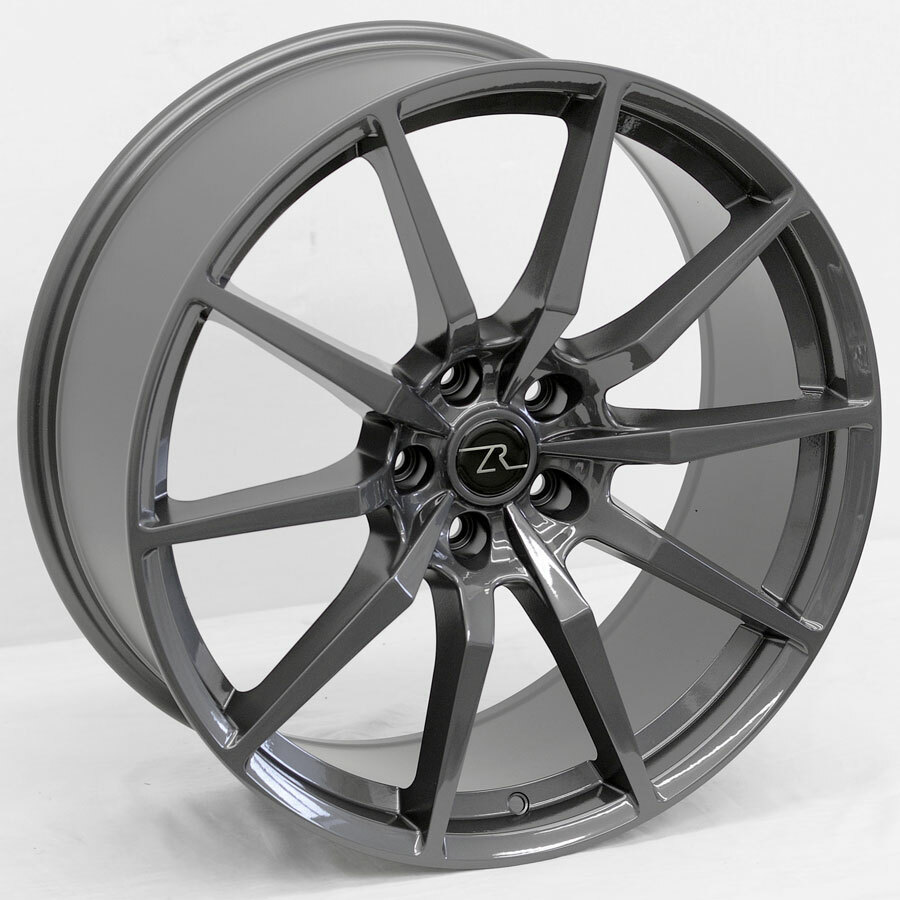 (1) 20" Gunmetal Shelby GT350 Mustang Style Wheel 20x10 5x114.3 +40mm ...