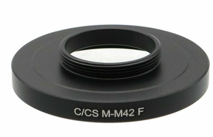 Macro Lens Adapter For T2 M42 Screw Mount Lens to C/CS M42 0.75mm ...