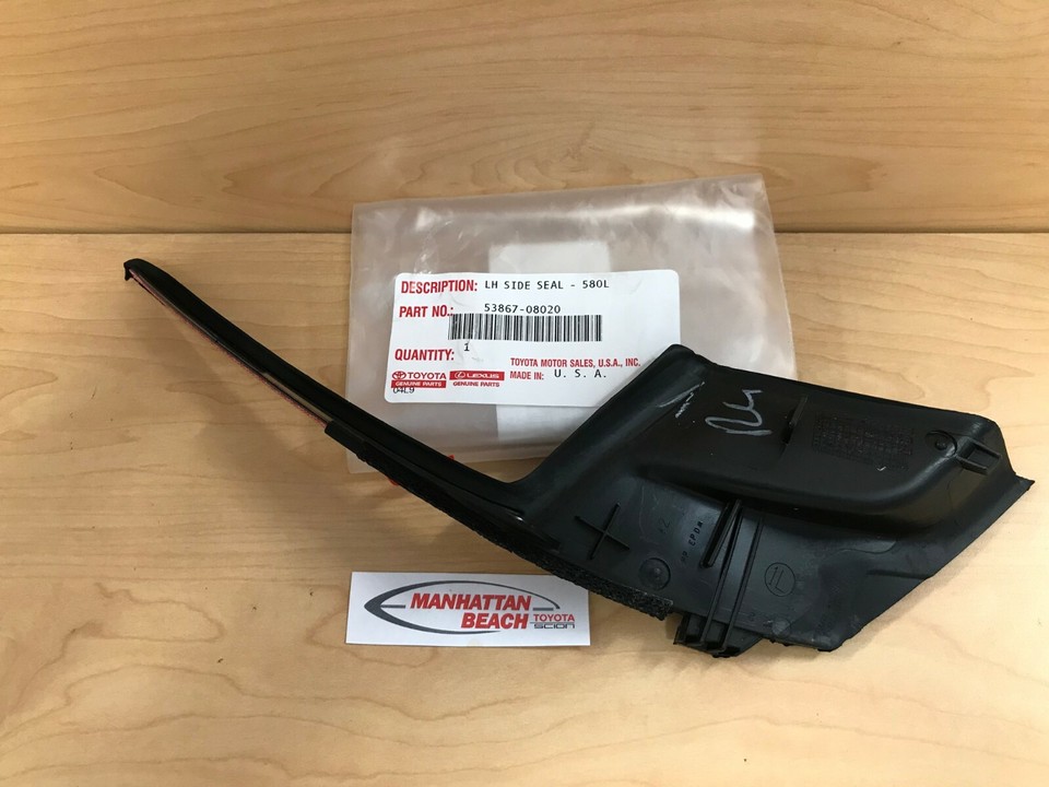 11-20 SIENNA NEW GENUINE TOYOTA LEFT FENDER TO COWL HOOD SIDE SEAL ...