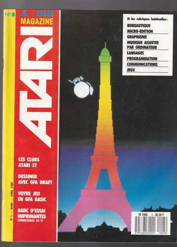 REVUE INFORMATIQUE ATARI MAGAZINE N°5. AVRIL 1988. | eBay