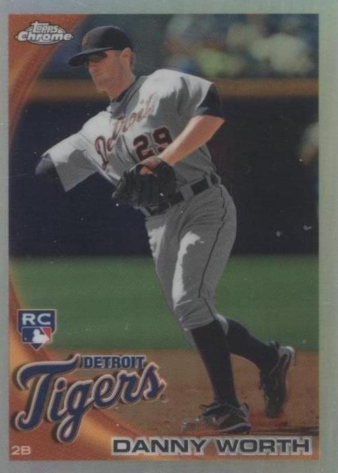 2010 Topps Update Series - Chrome Refractor Rc Box Loader Danny Worth # ...