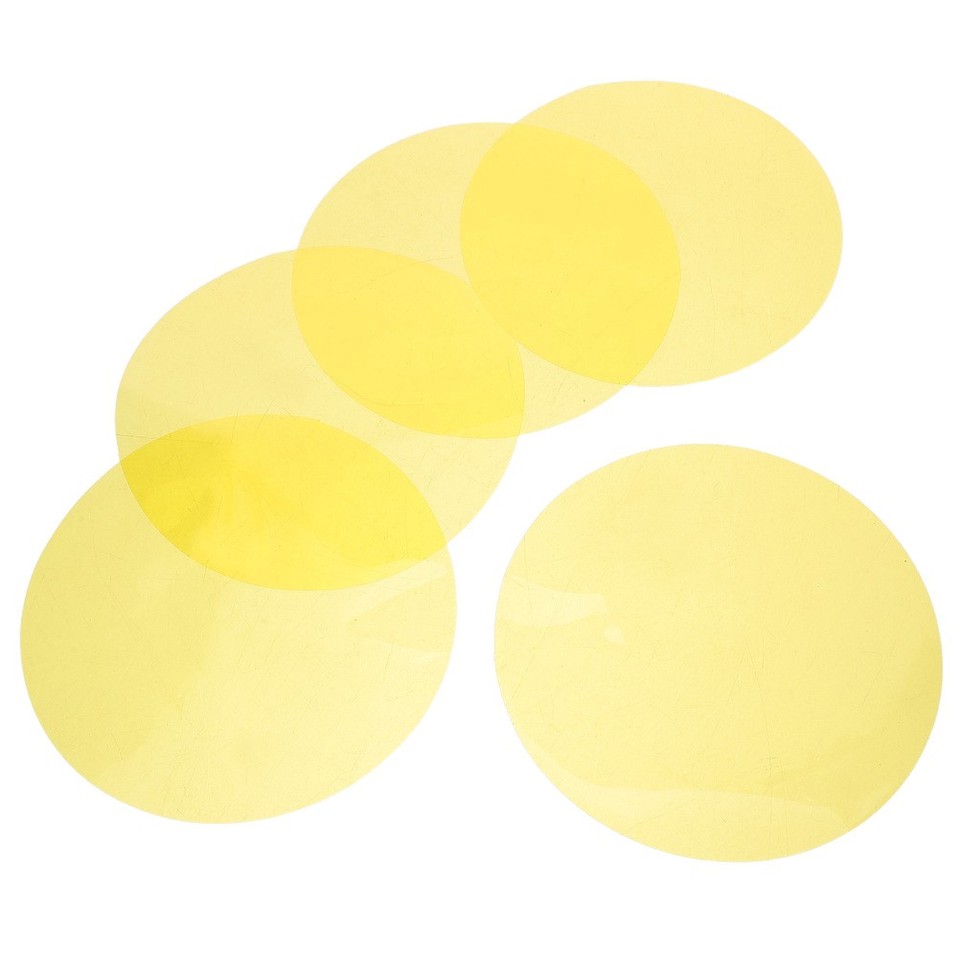 5 Pcs Self Adhesive Lighting Color Correction Sheets Plastic Film For ...