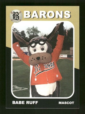 2003 Grandstand Birmingham Barons Babe Ruff Mascot BXCP35 | eBay