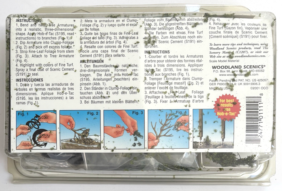 Woodland Scenics ~ TR1111 ~ REALISTIC TREE KIT/21 TREES ~ New/Sealed ...