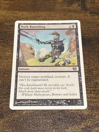 Dark Banishing (123/350) Eighth 8th Edition MTG Magic The Gathering ...