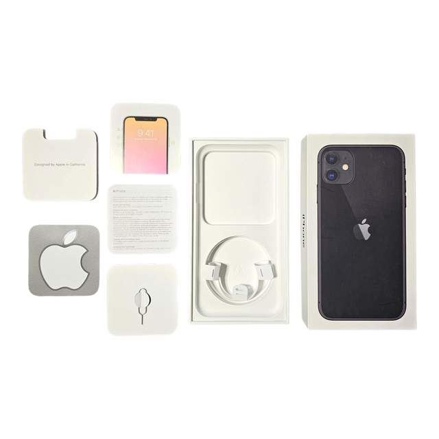 BOX ONLY Apple iPhone 11 Black 128GB Replacement MHCA3LL/A A2111 for ...