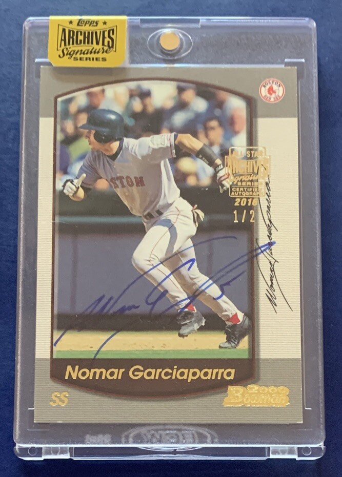 Nomar GARCIAPARRA 2016 Topps Archives Signature Edition On Card AUTO 1/ ...