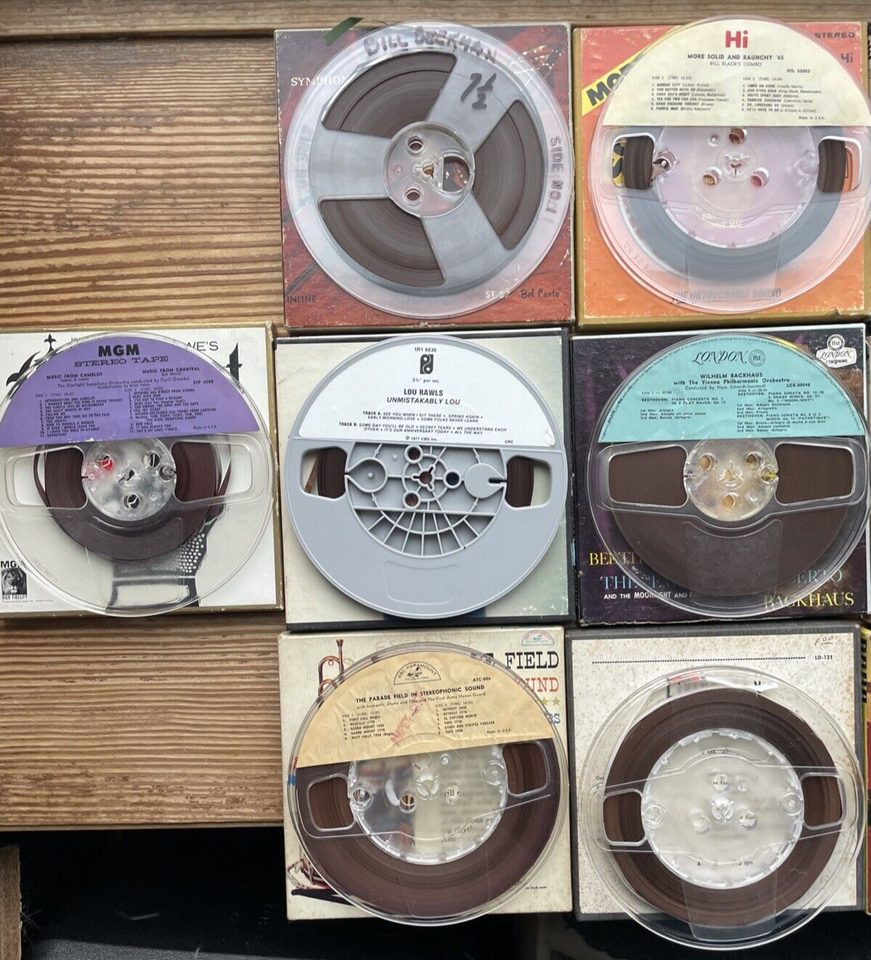 20 4-TRACK REEL TO REEL TAPES ~ Pop, Easy Listening, Classical ...