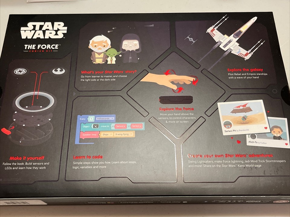 Star Wars The Force Coding Kit Disney Kano New In Box | eBay