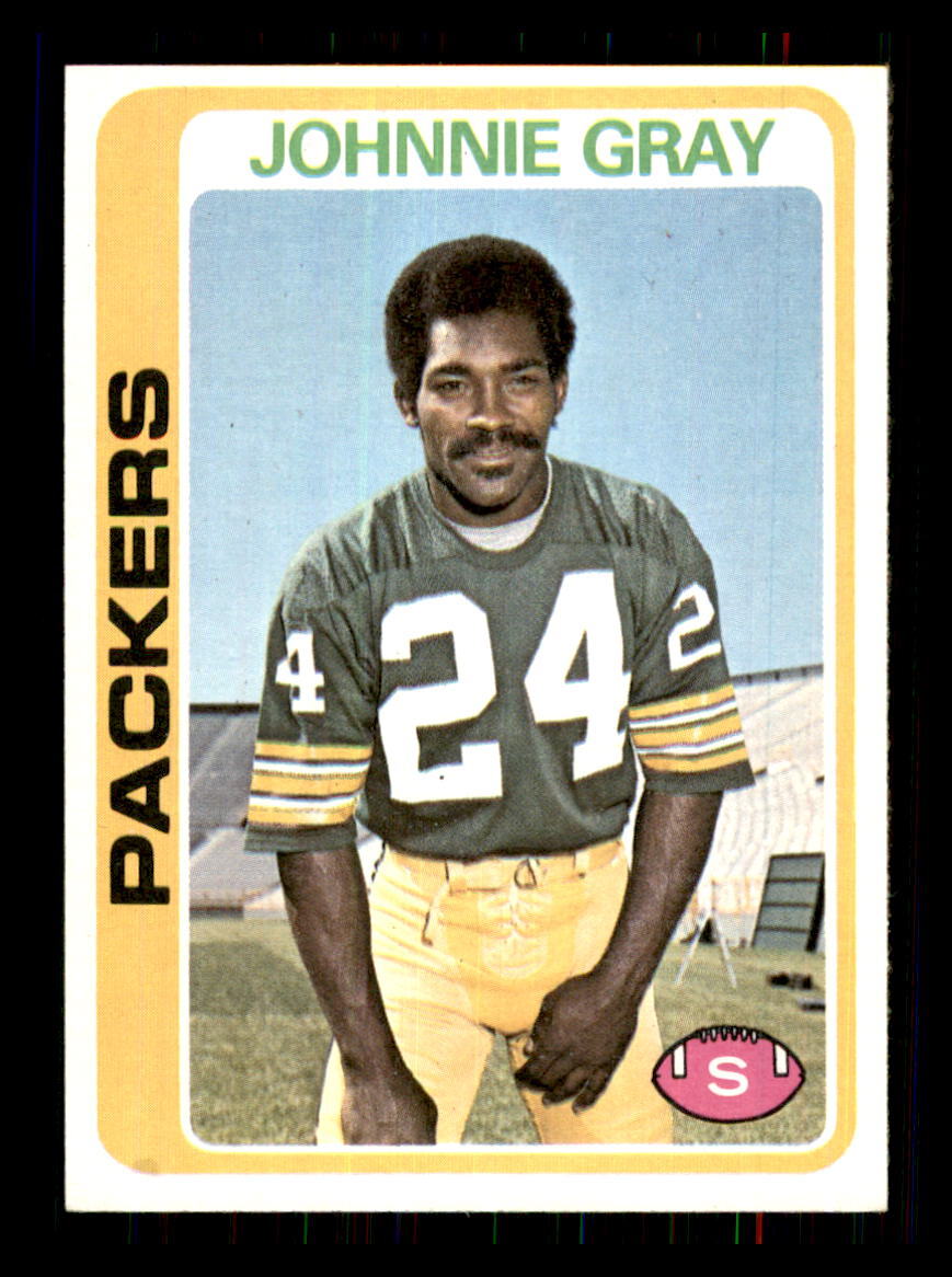 1978 Football Topps Johnnie Gray Green Bay Packers #138 2 | eBay