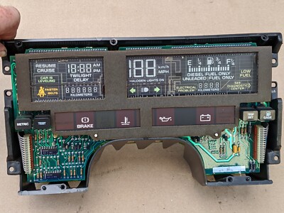 1988 1989 Buick Reatta Riviera Digital Dash Gauge Cluster Speedometer ...