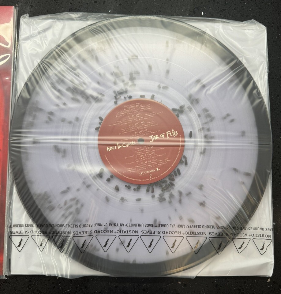 Alice In Chains RARE ‘JAR OF FLIES’ Clear FLY Vinyl EXCLUSIVE /150 NEW ...