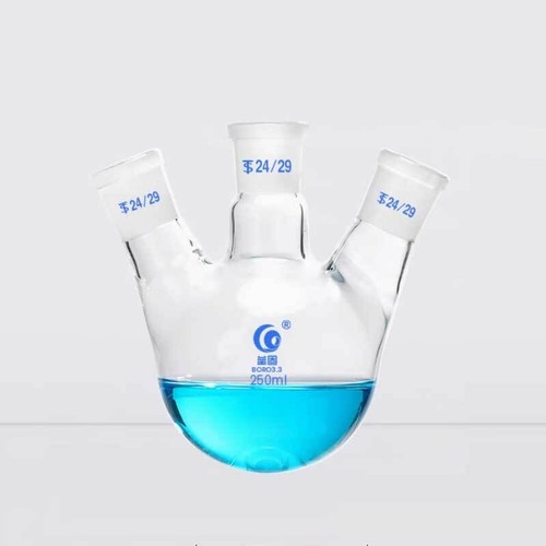 3 Necks Round Bottom Evaporating Flask 250ml 24#-24#-24# Boiling Flasks ...