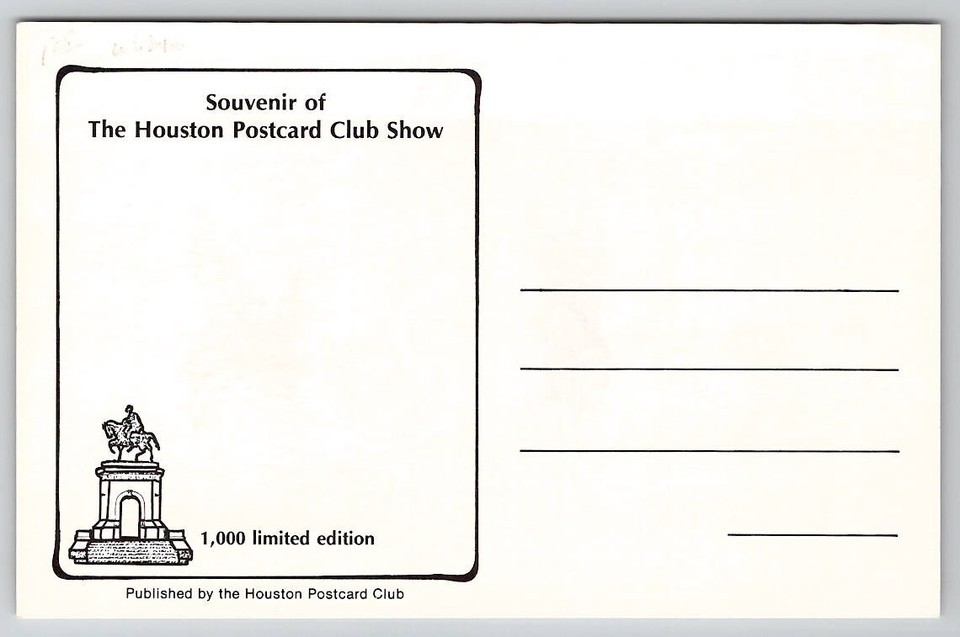 Houston TX 1984 Patriotic Postcard Show Postcard U27 | eBay