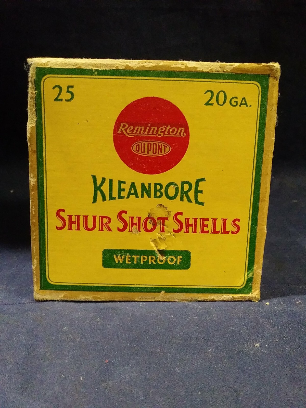 Vintage EMPTY Remington Kleanbore ShurShot 20 Gauge Shot Shells Box | eBay