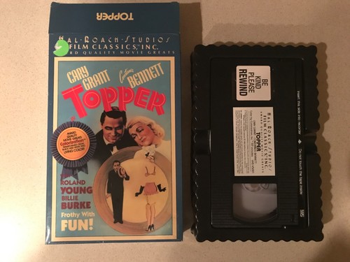 Topper (VHS, 1985) Cary Grant, Constance Bennett - Big Box Colorized ...
