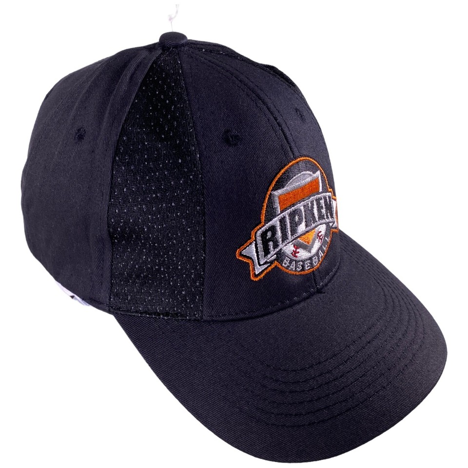 Call Ripken Jr. Baseball Vented Hat Black Cap Adjustable StrapBack ...