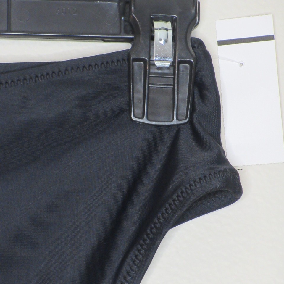 NWT Relleciga Women's High Cut High Waisted Bikini Bottom Black S B6 | eBay