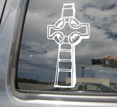 Celtic Cross - Scottish Gaelic Car Auto Window Laptop Vinyl Decal ...