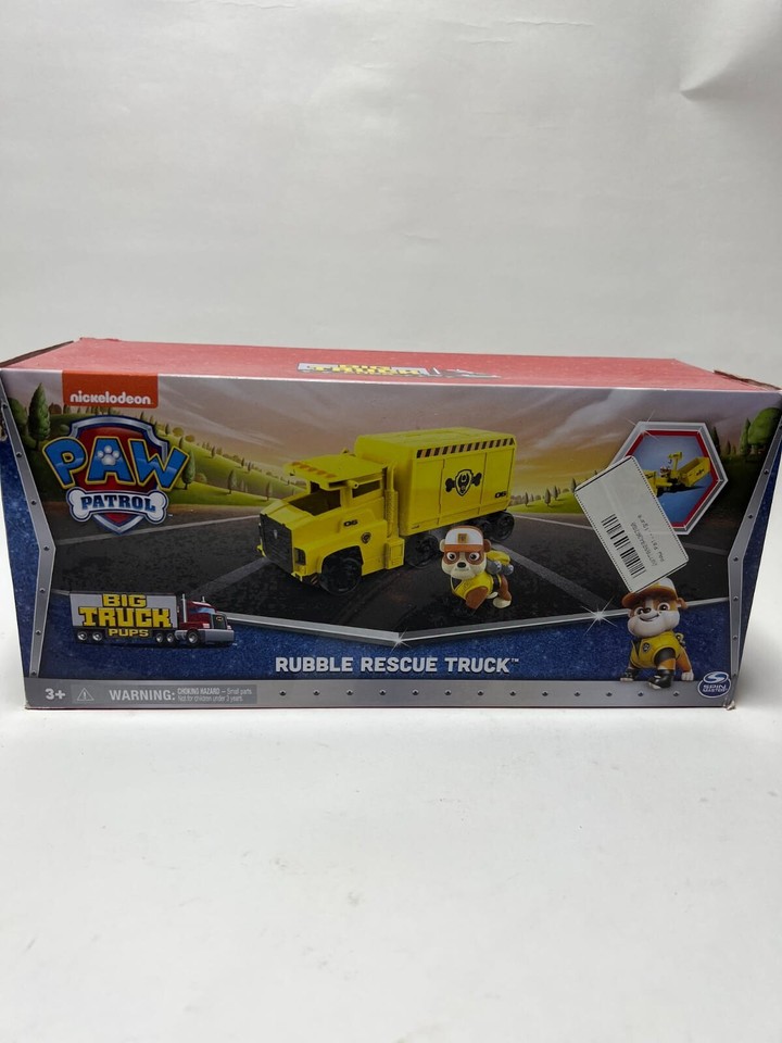 Paw Patrol Rubble Rescue Truck Big Truck Pups | eBay