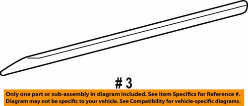75071-30080 Toyota Moulding sub-assy, front door, outside rh 7507130080 ...