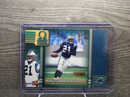 1999 Pacific Omega Platinum Blue #34 Tim Biakabutuka /75 | eBay