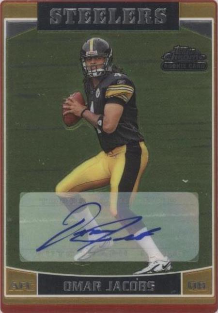 2006 Topps Chrome - Omar Jacobs #250 Rookie Autographs (AU, RC) for ...
