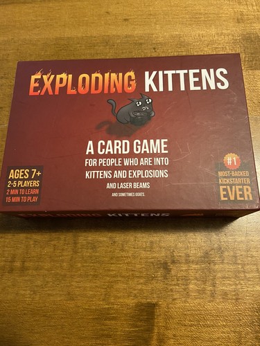 EXPLODING KITTENS Card Game Original Edition 100% complete | eBay