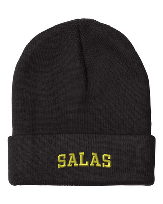 SALAS LAST NAME Embroidery Embroidered Beanie Skull Cap Hat | eBay