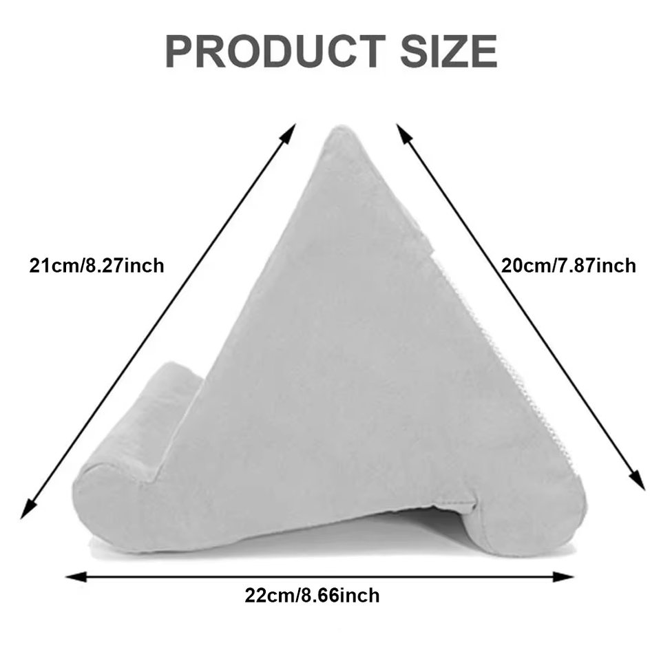 Tablet Pillow Stand Multi-Angle Soft Cushion Lap Holder for iPad, Phone ...