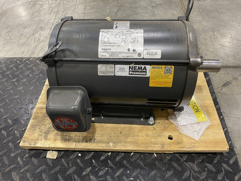 US Motors 10 HP Three Phase 1765 RPM Blower Motor 6205-2Z-J/C3 | eBay