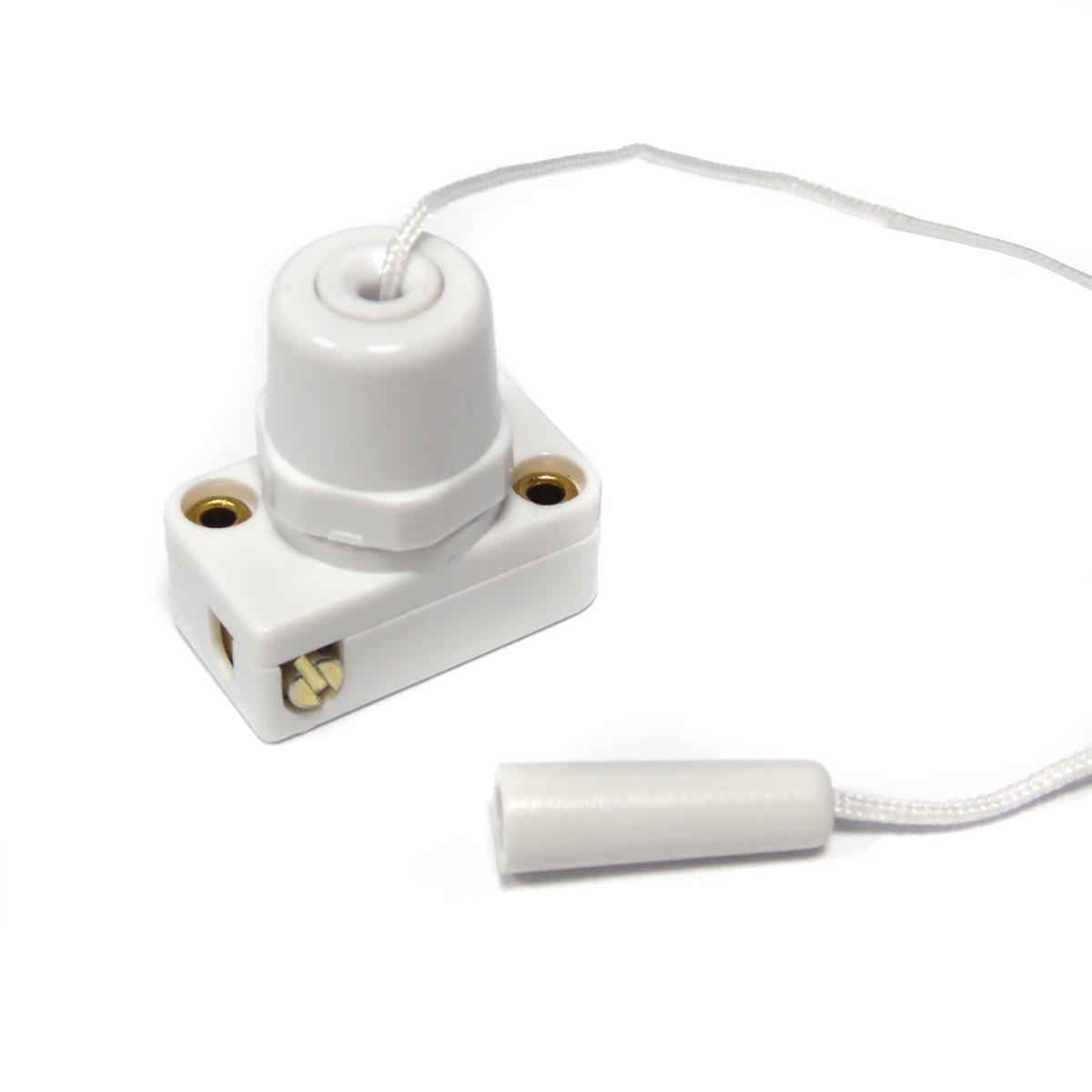 2A WHITE PULL CORD SWITCH LIGHT STRING CEILING REPLACEMENT - NEW | eBay UK