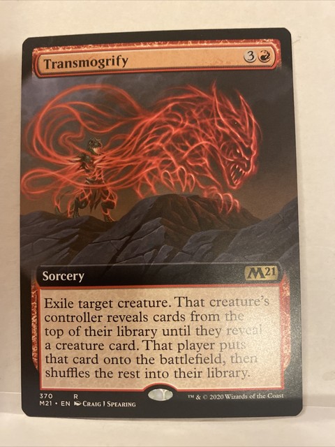 MTG Transmogrify Core Set 2021 370 Regular Rare for sale online | eBay