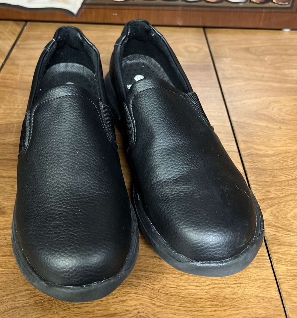 Hawkwell Women's Lightweight Comfort Slip Resistant Nursing Shoes Black ...