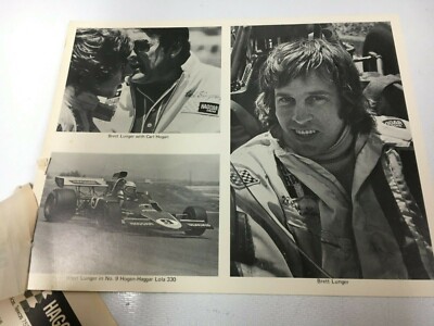 FORMULA ONE Brett Lunger/David Hobb/Carl Hogan original pic 20x25 cm w ...