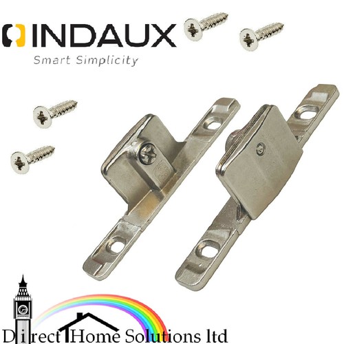 Genuine INDAUX Kitchen Drawer Front Fixing Brackets Pair Including ...