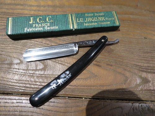 OLD FRENCH STRAIGHT RAZOR CR"LE JAGUAR"N°721 THIERS BOXED-NOS-SHAVE ...