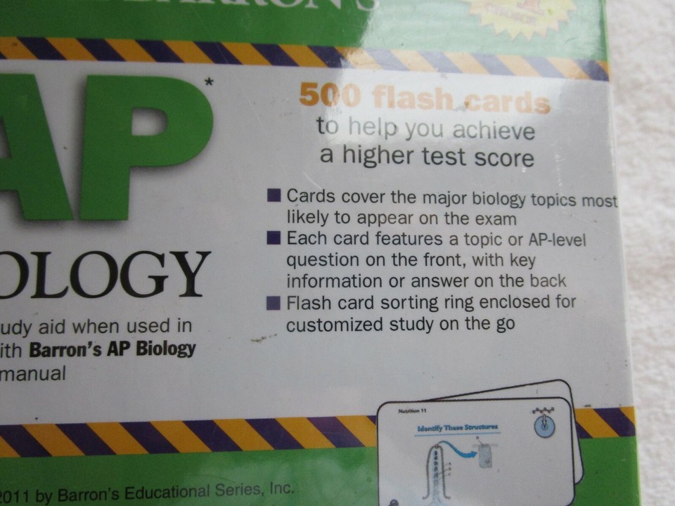 Barron's AP Biology Flash Cards by Deborah T. Goldberg M.S. (2011 ...