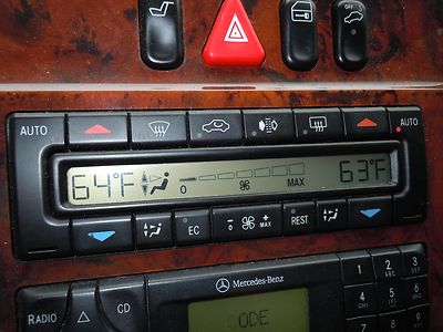 MERCEDES W210 97-03 E300 E320 E430 E55 A/C HEAT DIGITAL CLIMATE CONTROL ...