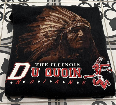 Vintage 1980s The Illinois Duquoin Indians 80s Crewneck Sweatshirt ...