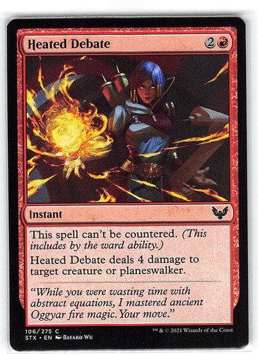 Heated Debate *PLAYSET* Magic MtG x4 Strixhaven | eBay