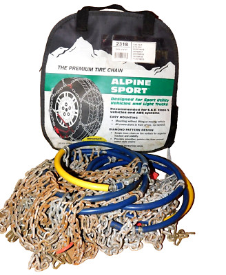 2318 Alpine Sport Light Truck/SUV Tire Chains, 1 Pair - Used | eBay