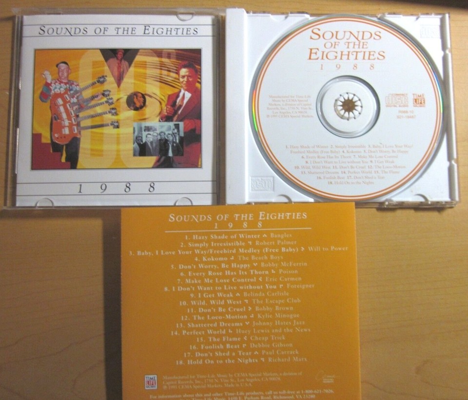 TIME LIFE SOUNDS Of The Eighties 80s - Pick your CD! Excellent - Mint ...