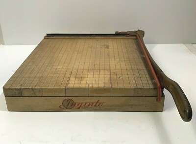 Paper Cutters & Trimmers - Vintage Ingento Paper Cutter