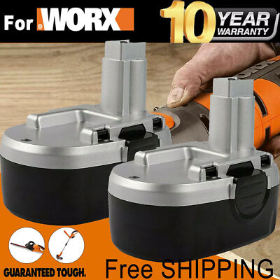 2Pack For Worx WA3152 18V 4.8Ah Battery WA3127 WG150 WG152 WG153 WG250 ...