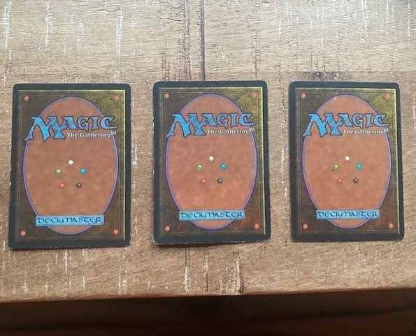 3x Feral Thallid MTG Vintage 1994 Green Fungus Creature Card Magic the ...